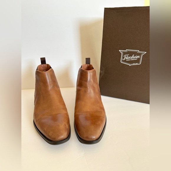Florsheim | Shoes | Mens Florsheim Belfast Plain Toe Brown Tan Leather ...